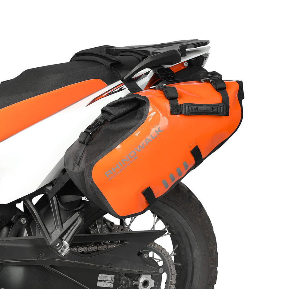 Waterproof Motorcycle Pannier Side Bag 18/28/48L - Pair/Rackless ...